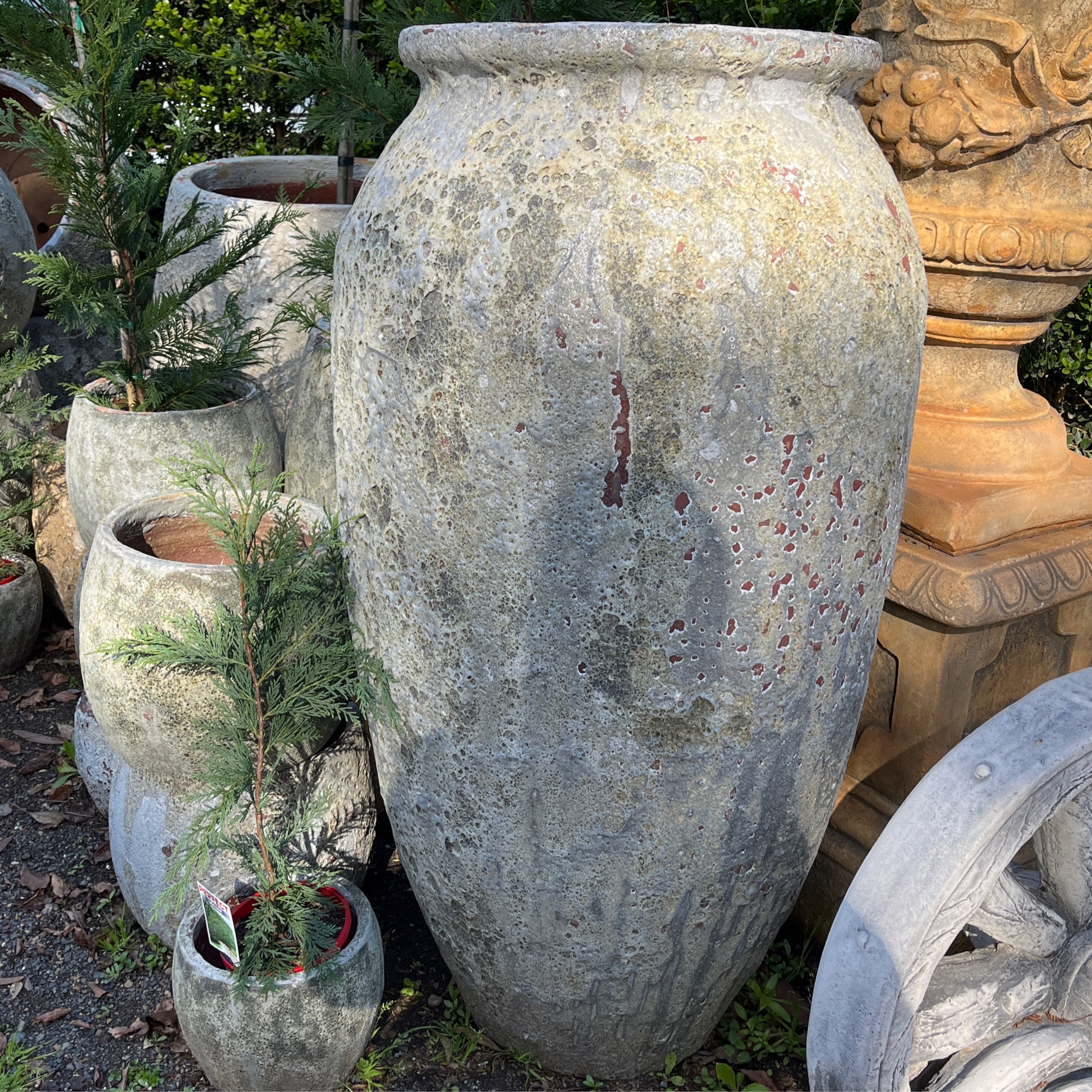 Tall Atlantis Jar | Hozpots Garden & Vintage